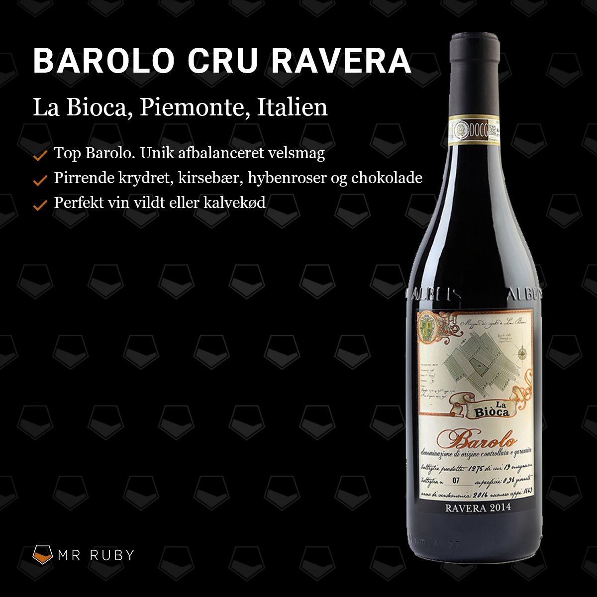 Barolo Ravera, La Bioca, Piemonte, Italien